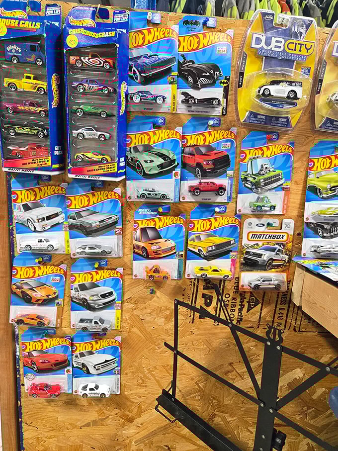 Hot Wheels heaven! Every car-obsessed kid (and let's be honest, adult) dreams of stumbling upon this colorful automotive goldmine.