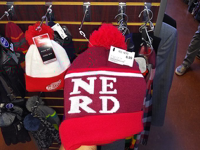 Winter warmth with attitude! These vibrant beanies prove secondhand shopping isn't just thrifty—it's downright cool.