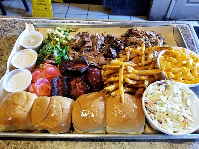 Not so much a platter as a declaration of abundance—this family-style feast makes you wonder if you should have skipped breakfast… and lunch… and yesterday's dinner.