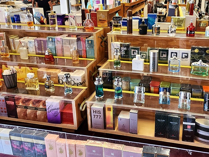 Where fragrance fantasies come true. Designer scents at flea market prices—the perfume equivalent of finding a Picasso at a yard sale.