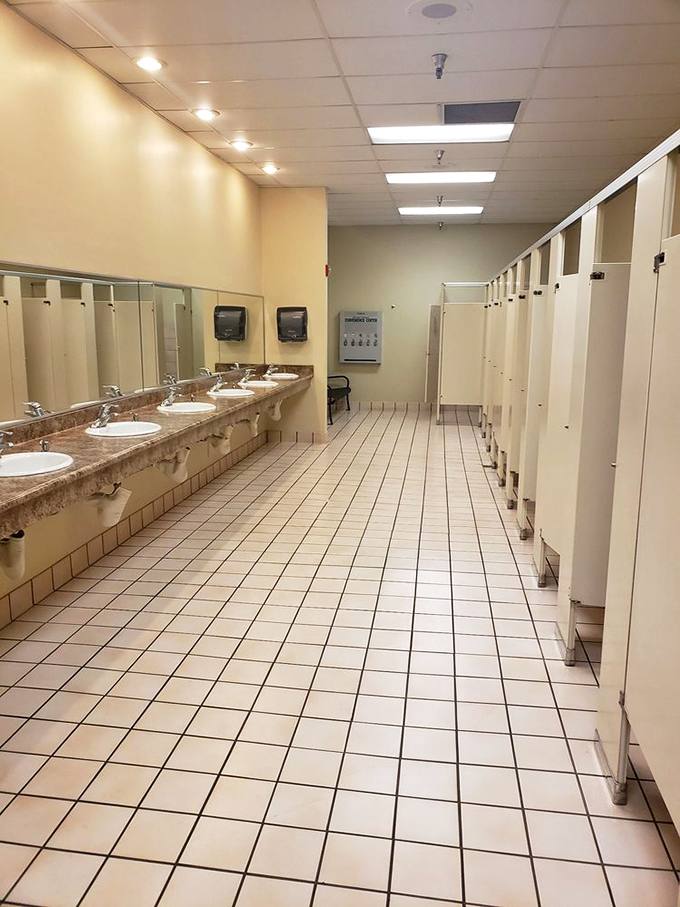 Clean, well-maintained facilities – because nothing ruins a bargain hunting expedition faster than bathrooms that look like they belong in a horror movie.