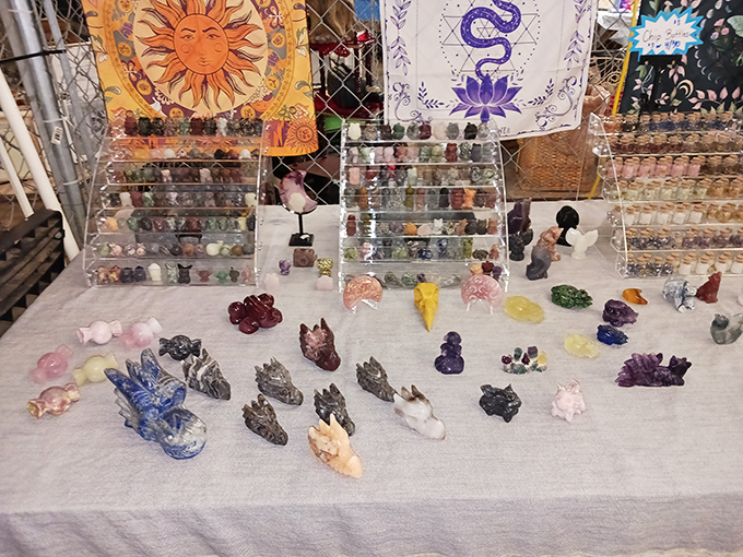 Nature's jewelry box spilled open—these polished stones and crystals promise everything from decorative beauty to metaphysical properties, depending on what you believe.