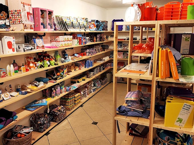 The toy section transforms grown-ups into kids faster than you can say "I had one of those!"