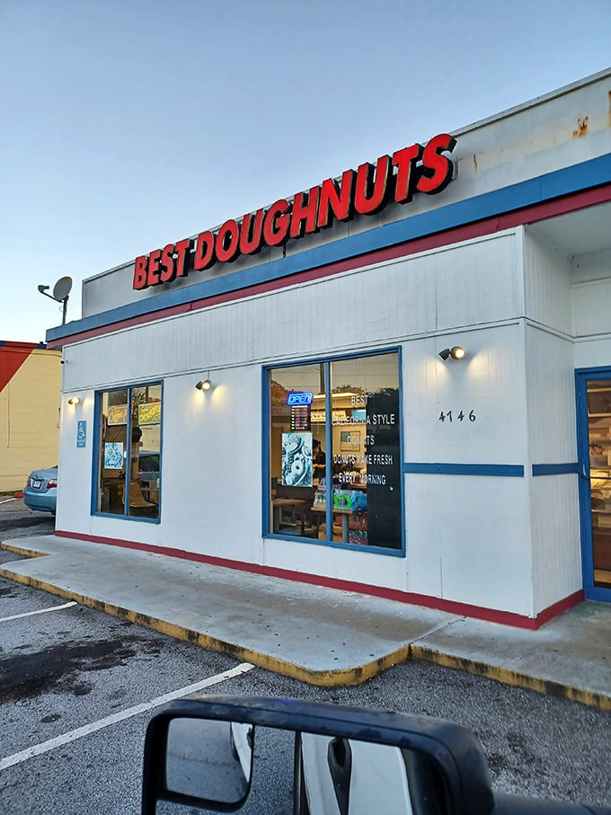 Clean lines and simple elegance - proof that great donuts don't need fancy packaging.