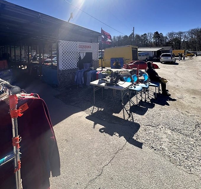 Bill's Flea Market doesn't need fancy signs—the treasures speak for themselves. Where else can you find tomorrow's heirlooms under today's sun?