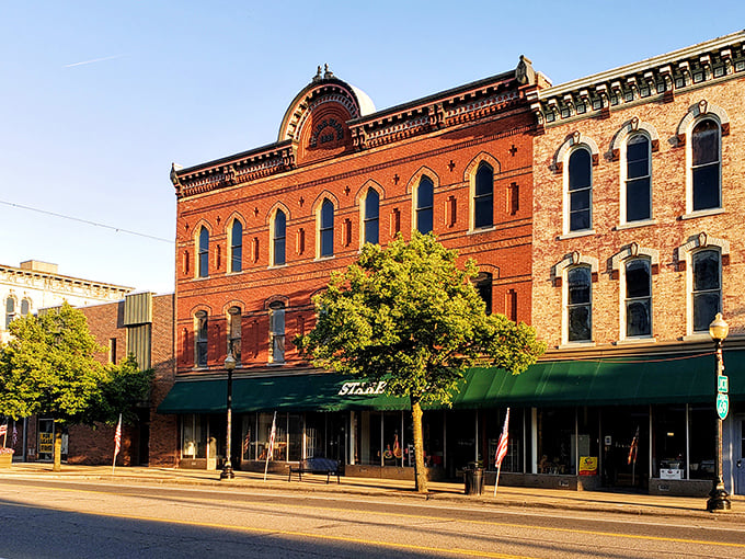 These beautiful brick buildings in Coldwater aren't just pretty facades—they're guardians of a lifestyle where retirement dollars stretch like summer evenings.