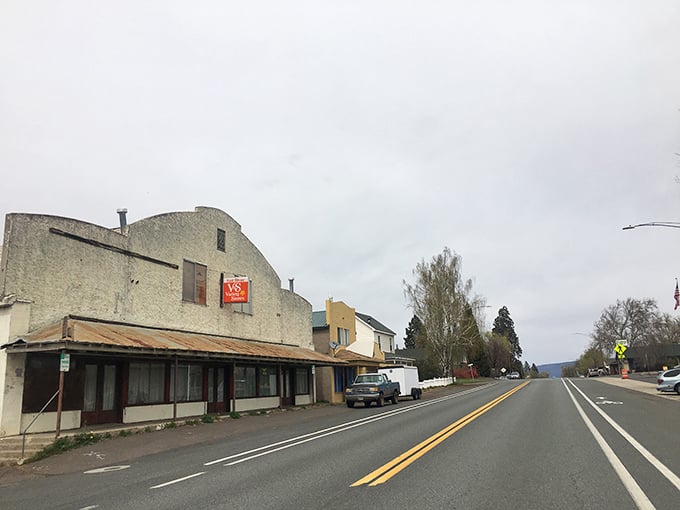 Fall River Mills' main drag may be short, but it packs more character than most city blocks.