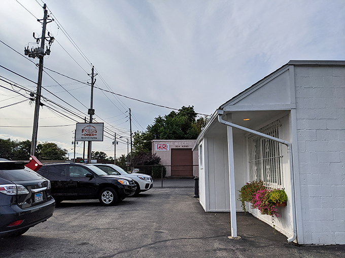 Fred's might look like it's playing hard to get, but locals know this unassuming white building houses breakfast magic worth setting your alarm for.