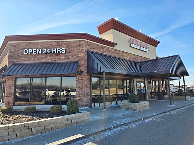 Gingham's modern exterior hints at comfort food classics waiting inside this St. Charles favorite.