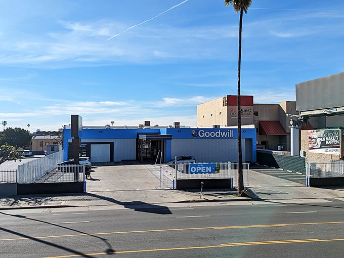 Sunset Boulevard's best-kept secret sits pretty in powder blue, where Hollywood dreams meet thrift store reality. 