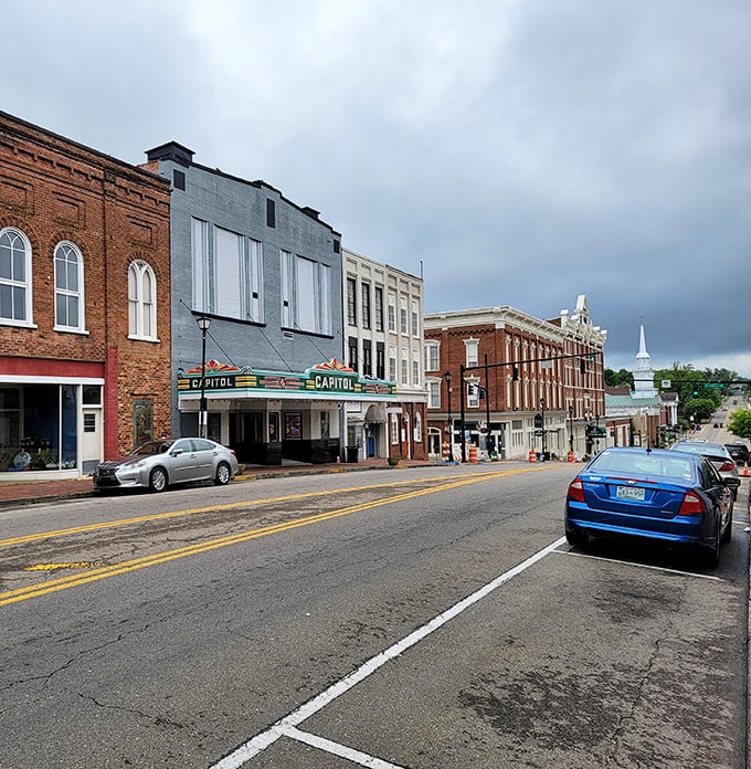 Greeneville's courthouse square stands proud, anchoring a downtown that time treated with respect.