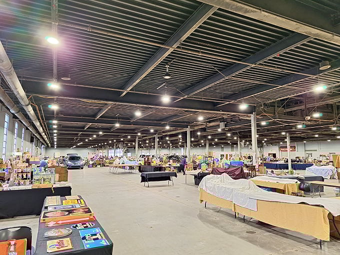 The cavernous Kentucky Flea Market could house a small aircraft. Instead, it's filled with treasures that make bargain hunters' hearts soar!
