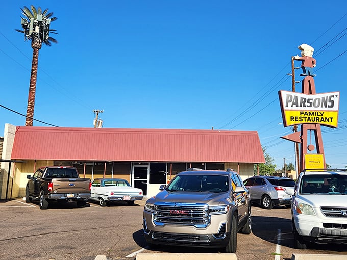 Parsons' iconic chef figure has been welcoming hungry Arizonans for decades – a sentinel of good eating.