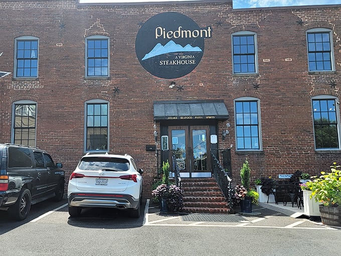 Piedmont's blue mountain logo isn't just branding—it's a promise of peaks of flavor in every bite.