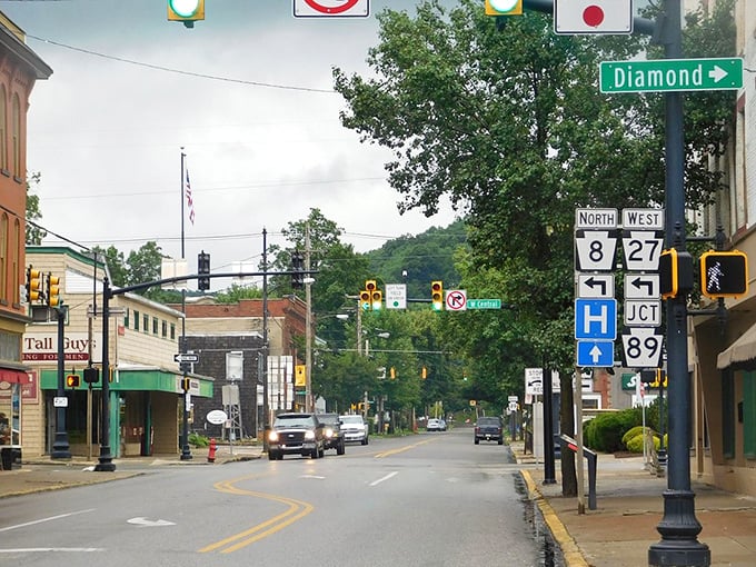 Titusville's main street showcases the kind of authentic small-town atmosphere that makes retirement special.