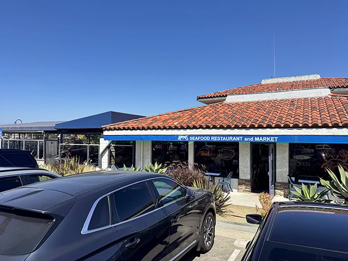 With its classic tile roof and no-frills charm, Andria’s Seafood Restaurant and Market is a Ventura staple where fresh catches meet authentic coastal flavor.