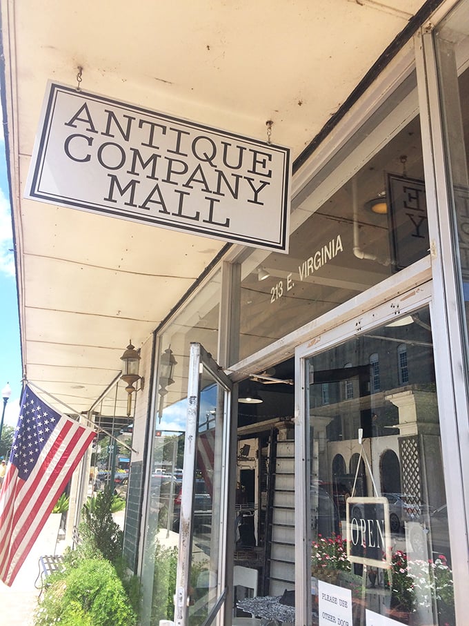 Small town charm meets big city selection - that window display changes faster than Texas weather!
