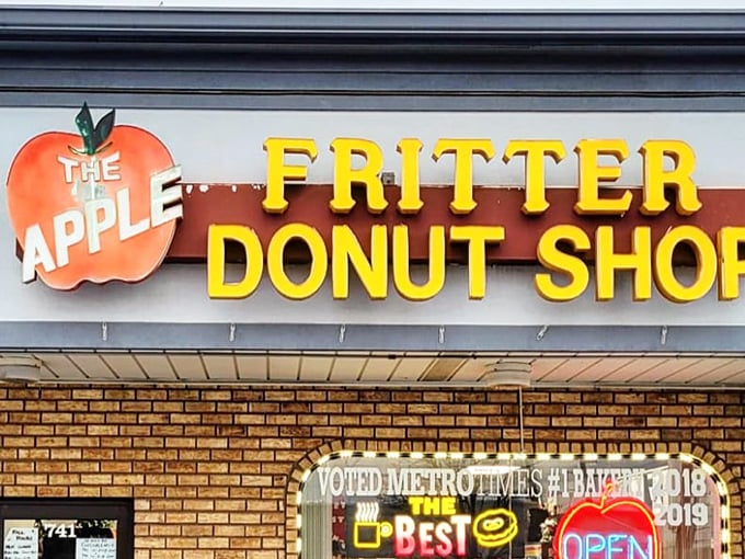 That sign doesn't lie – Metro Times readers know where to find fritter perfection in Ferndale.