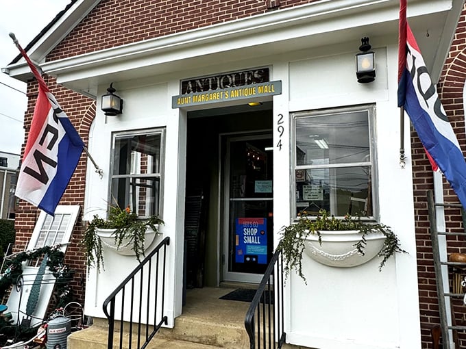 The classic storefront promises the kind of browsing experience that makes hours feel like minutes.