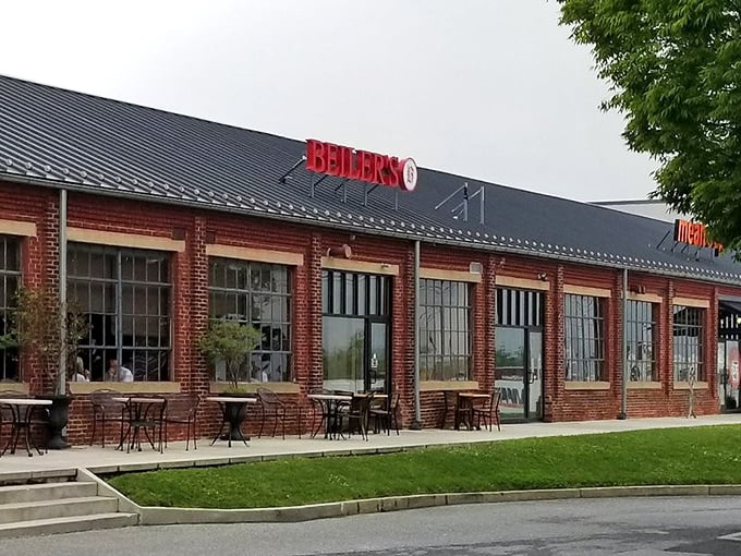 Modern meets traditional where industrial chic embraces the ancient art of donut making perfectly.