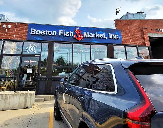 Smart shoppers know that packed parking lots usually mean the freshest catches inside.
