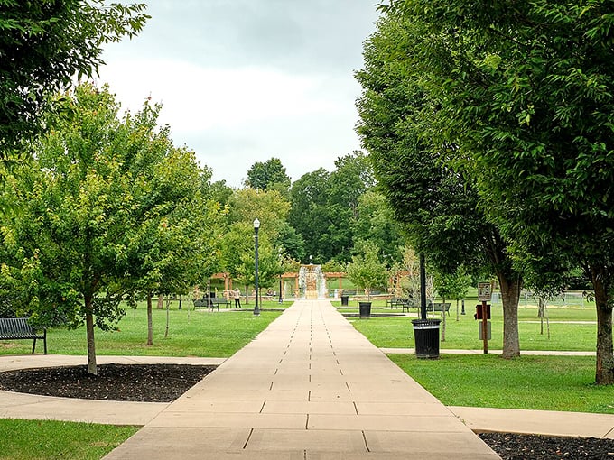This beautifully landscaped green space in Cookeville provides an urban oasis where locals gather to relax and connect.