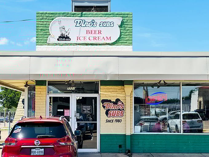 The simple storefront promises honest sandwiches made with old-school care and precision.