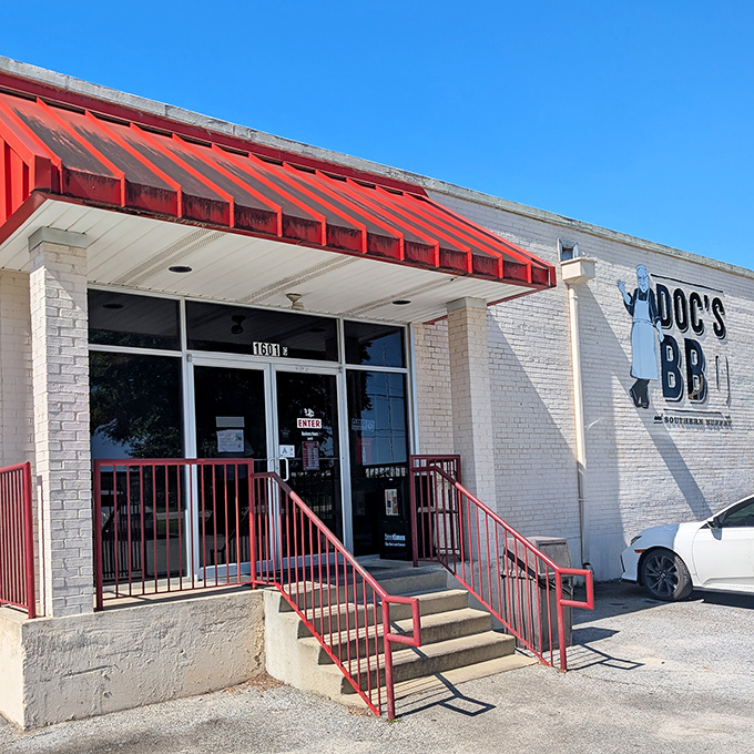 This no-nonsense BBQ joint proves great food doesn't need fancy digs – just follow the heavenly aromas to the red-trimmed entrance.