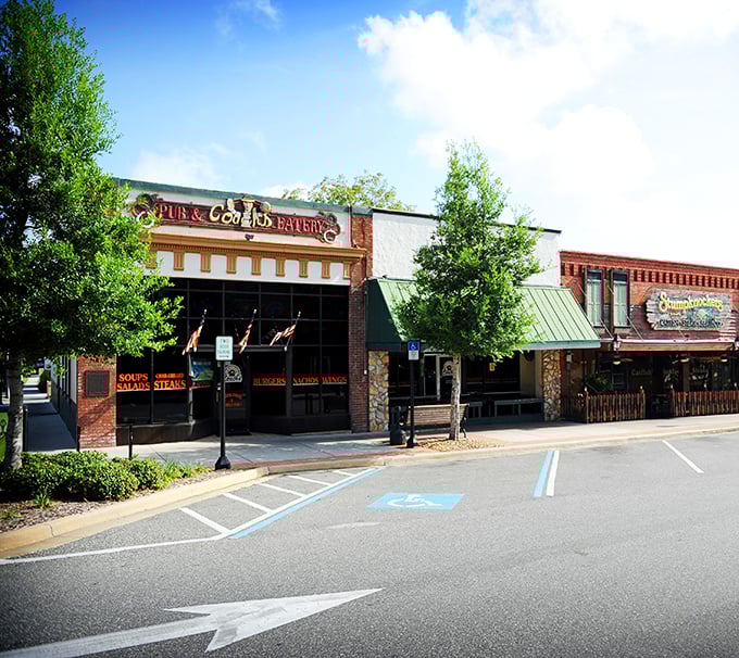 Historic architecture and modern amenities blend seamlessly in this picture-perfect Central Florida town center.