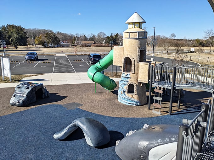 Playgrounds and peaceful days blend perfectly in this Delaware hideaway that cherishes simple joys.