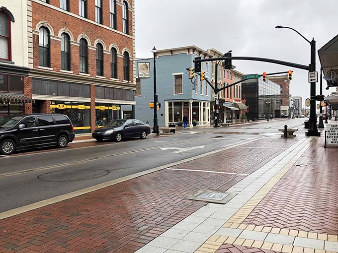 Brick streets and historic buildings give Muncie its character. Like stepping into a Norman Rockwell painting with modern amenities!