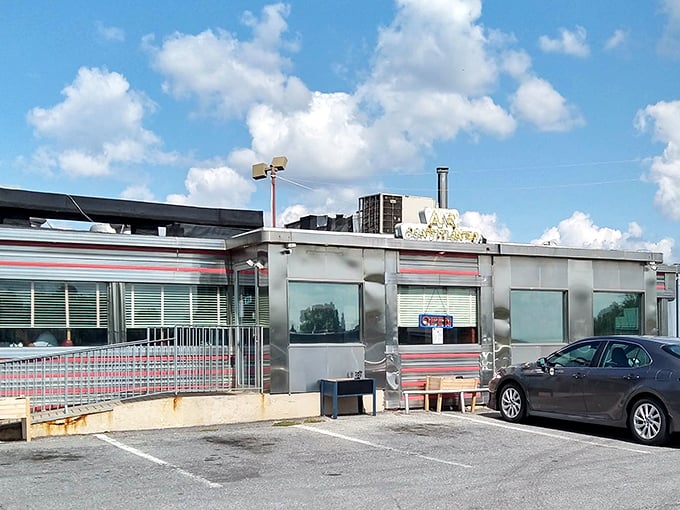 The classic stainless steel shine of Route 30 Diner catches your eye and holds your appetite hostage. Resistance is futile.