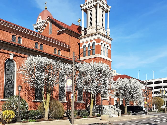 Beautiful churches and historic buildings dot Scranton's skyline, providing a picturesque backdrop for budget-conscious retirement living.