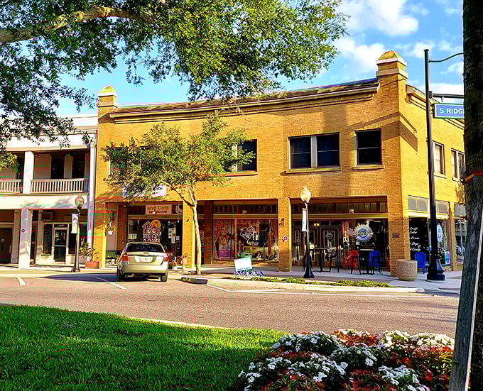 Those golden-brick storefronts in Sebring have witnessed a century of small-town stories—if only walls could gossip!