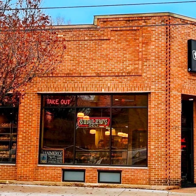 That weathered brick exterior holds decades of sandwich-making wisdom and countless satisfied customers inside.