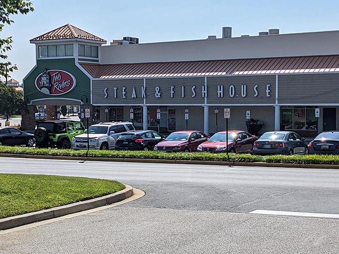 Clean lines and big flavors - sometimes the best steaks come from unexpected places.