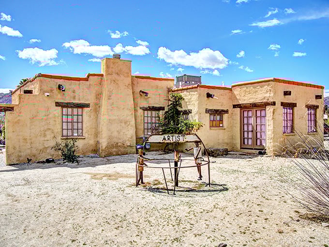 Local artists transform desert inspiration into treasures at this gallery where creativity blooms like spring wildflowers.