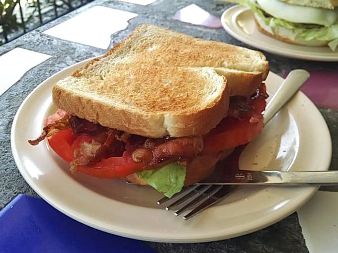 The Triple Play BLT elevates the humble sandwich to art form. Crispy bacon, garden-fresh tomatoes, and crisp lettuce between perfectly toasted bread—simplicity at its finest. 