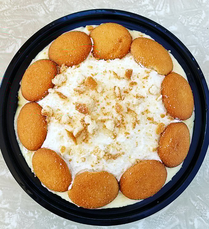 Banana pudding that makes time stand still – vanilla wafers standing guard around creamy goodness that would make your grandmother both proud and jealous.