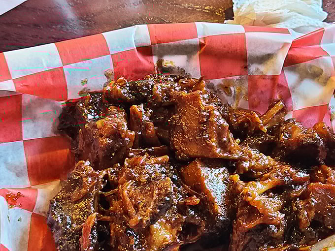 These burnt ends aren't just meat—they're little caramelized flavor bombs that make you question why you've wasted time eating anything else.