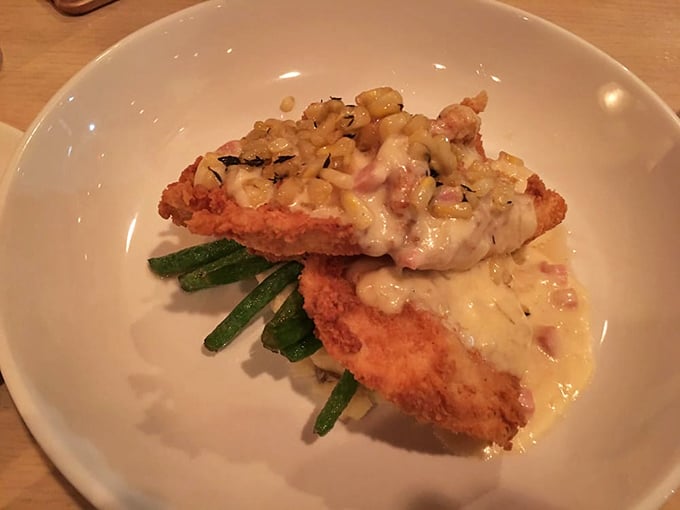 Crispy on the outside, succulent within—this buttermilk fried chicken proves Northeast Seafood Kitchen isn't just a one-trick pony. Even landlubbers leave happy!