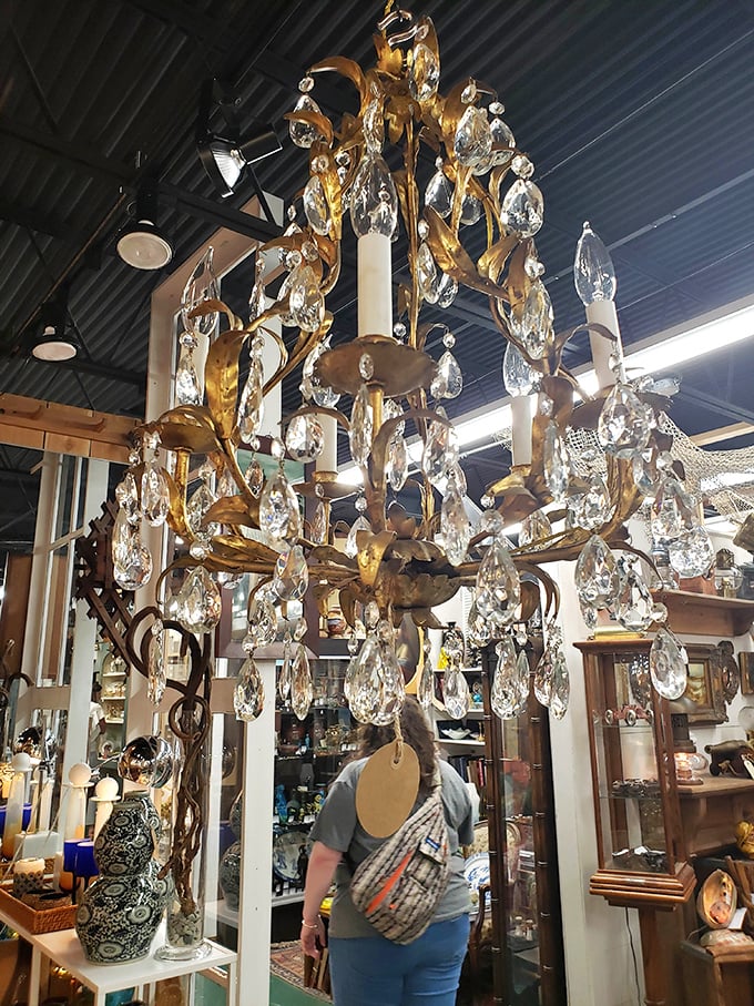 This chandelier doesn't just illuminate a room – it tells stories of grand ballrooms and conversations that changed lives decades ago.