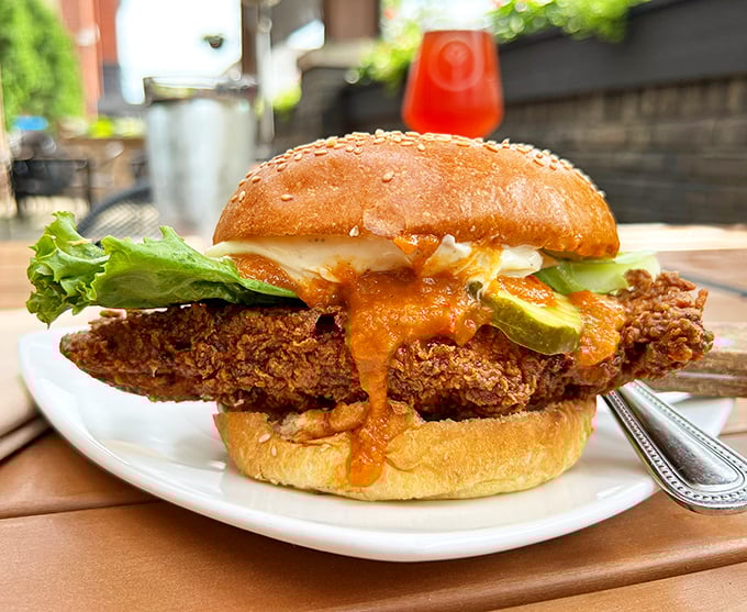 This chicken sandwich isn't just crispy—it's what other fried chicken sandwiches dream of becoming when they grow up.