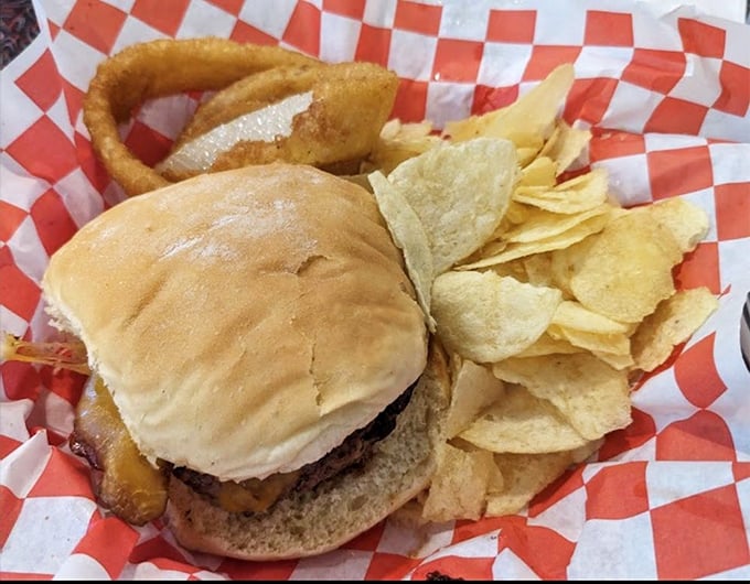 This burger doesn't need fancy aioli or truffle oil to impress. It's the high school quarterback of sandwiches—simple, reliable, and universally appealing.