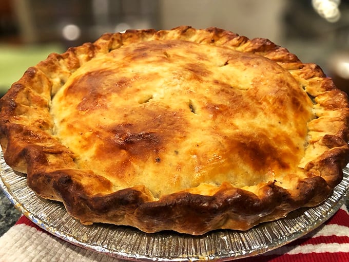 Golden, flaky crust hiding savory treasures within—this pot pie proves MAKERS BAKERS excels beyond the sweet side of life.
