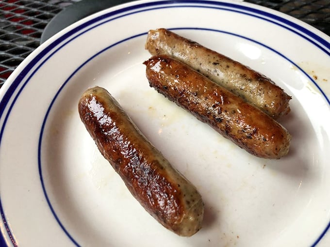 These aren't just sausages; they're breakfast diplomats—perfectly browned ambassadors of flavor negotiating a delicious peace treaty with your taste buds.