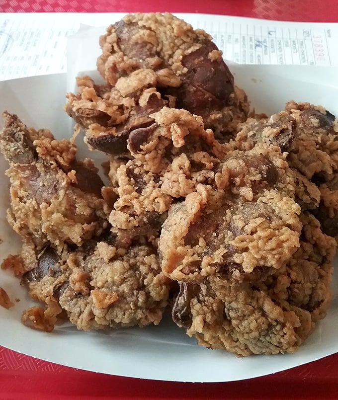 Chicken livers that could convert even the most offal-averse eaters. Crispy, rich, and unapologetically old-school—like your grandma's cooking, but with better seasoning.