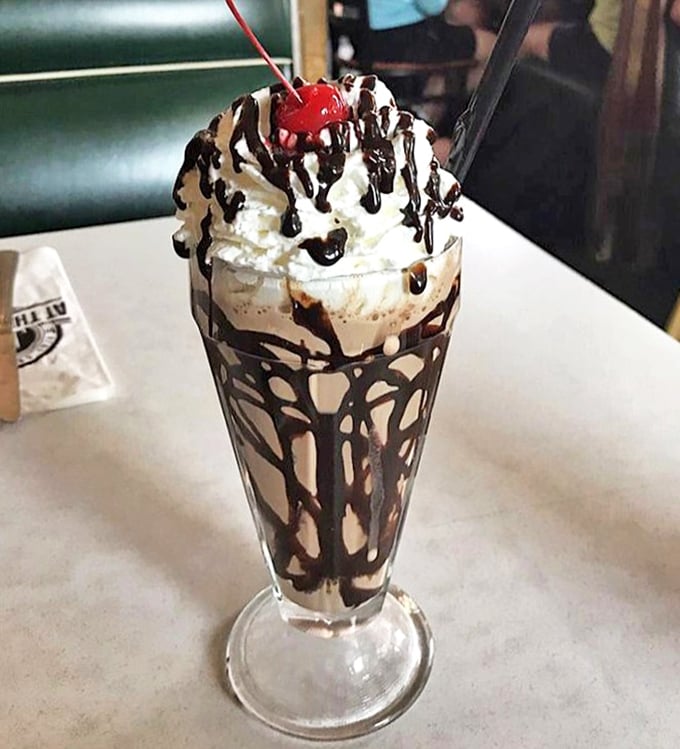 This milkshake doesn't just bring boys to the yard – it brings everyone to Jax with its chocolate drizzle masterpiece topped with whipped cream.