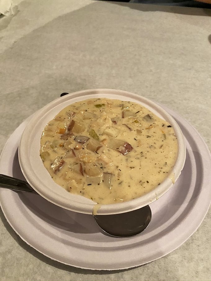 This isn't just soup – it's a creamy bowl of Lowcountry tradition, where each spoonful of she-crab soup tells stories of generations of coastal cooking.