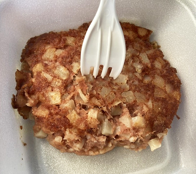 This isn't just corned beef hash – it's a crispy-edged masterpiece that makes you wonder why you'd ever order anything else.